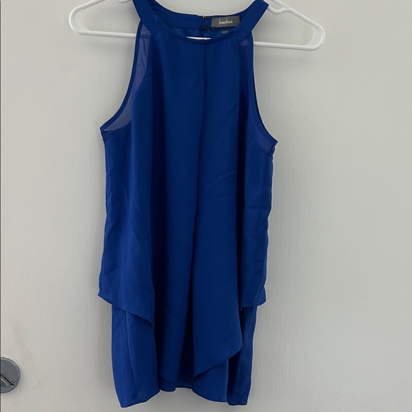Neiman Marcus | Dresses | Neiman Marcus Blue High Low Dress | Poshmark